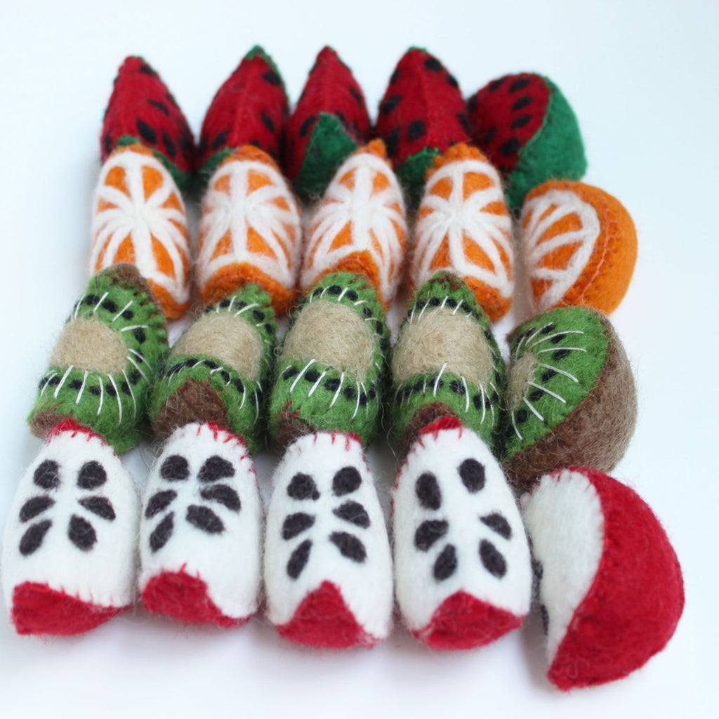 Felt Fruits - Handmade Felt Fruits From Felt Ball Rug Australia
