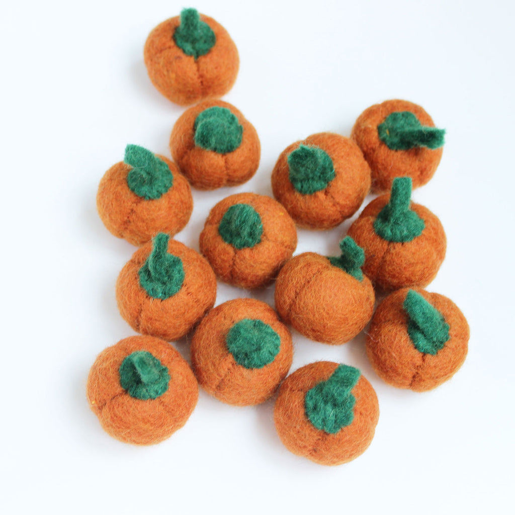Felt Pumpkin - Handmade Felt Pumpkin From Felt Ball Rug Australia