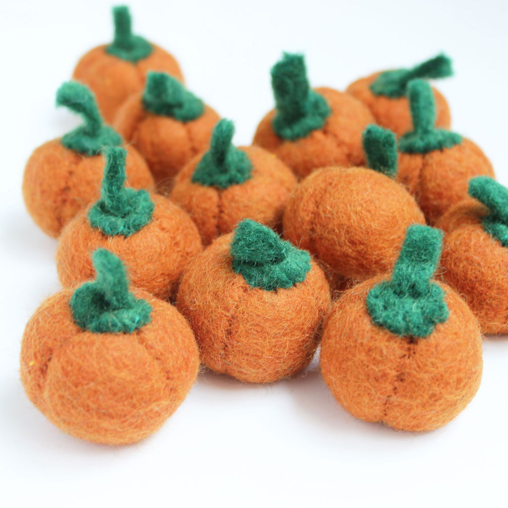Felt Pumpkin - Handmade Felt Pumpkin From Felt Ball Rug Australia