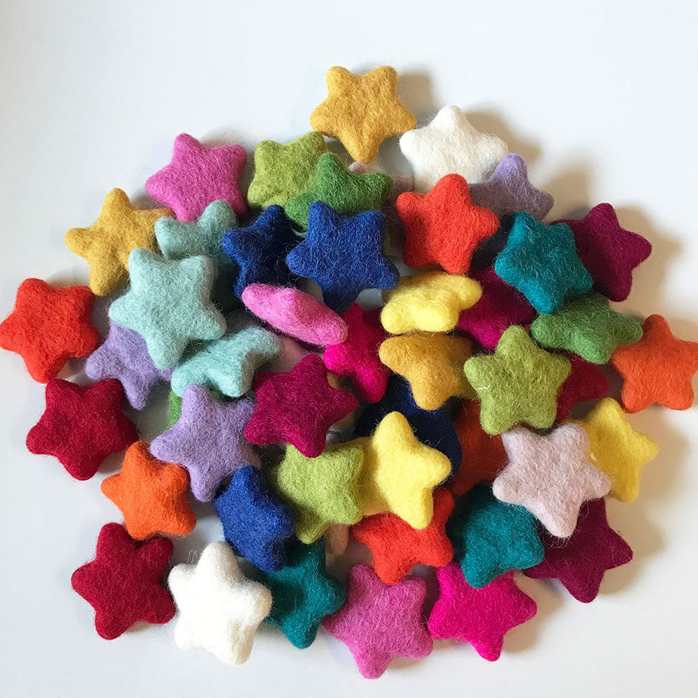 Felt Stars Assorted Colours - Must Have Item For Your DIY Project ...